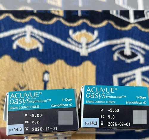 Линзы контактные однодневные acuvue oasys 1 day