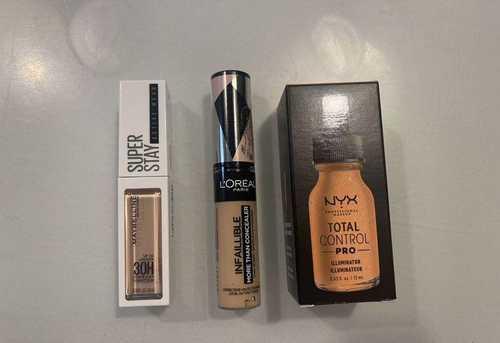 Maybelline Стойкий консилер для лица Super stay 10