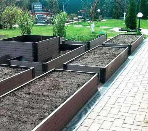 Доска для грядок из дпк