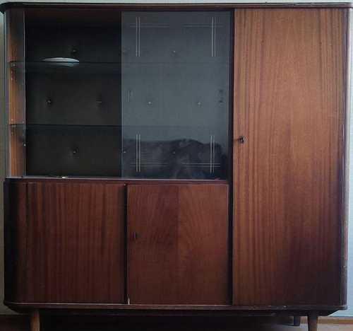 Буфет винтажный полировка mid century