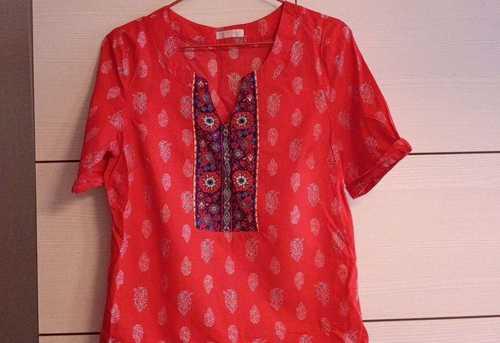 Рубашка, блузка promod, индийский стиль 42-44