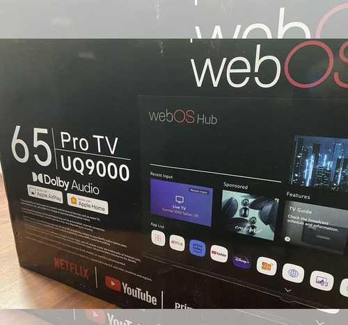 55 4K TV с пультом указкой LG Webos