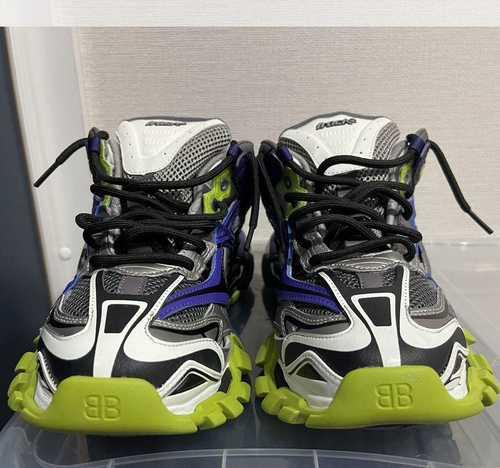 Balenciaga track 2 violet green