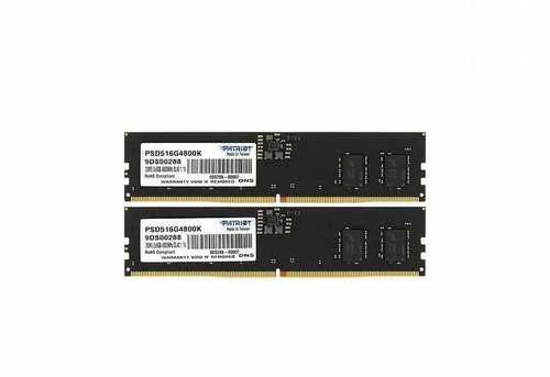 Память оперативная DDR5 16Gb (2x8Gb) Patriot Signa