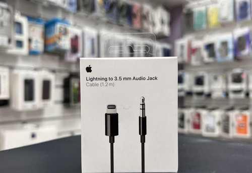 Кабель Apple Lightning to 3.5 jack 1.2m Black