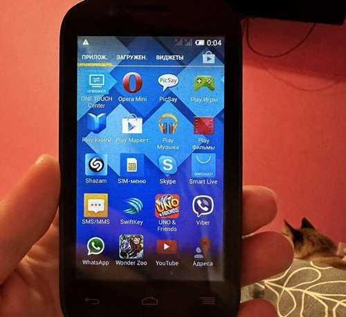 Телефон alcatel one tach