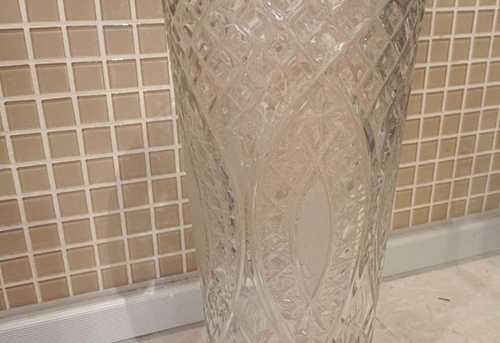 Хрустальная ваза 30 см