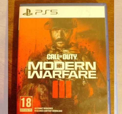 Call of duty modern warfare 3 ps5 диск