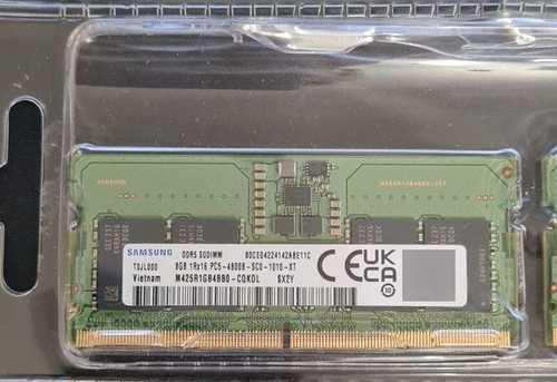 Оперативная память Samsung ddr5 4800 mhz 2x8gb