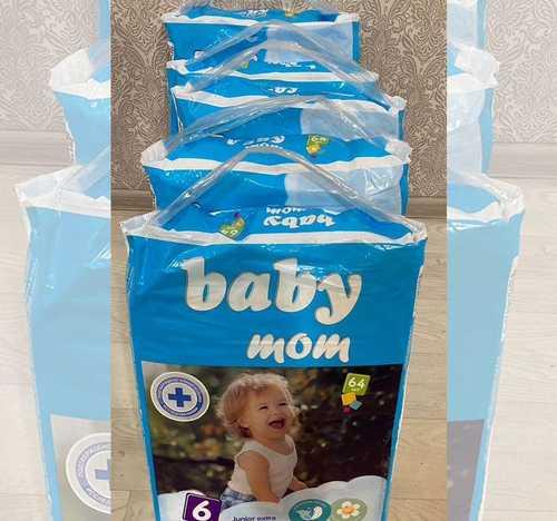 Подгузники Baby Mom 6