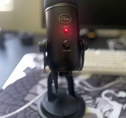 Микрофон студийный Blue Yeti blackout