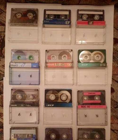 Аудиокассеты фирменные разные