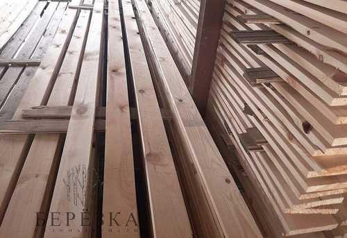 Строганная доска 25х100х6000 из сосны Сухой