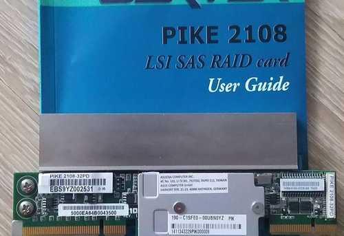 Новый SAS raid контроллер asus pike 2108-32PD