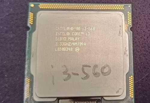 Процессор intel core i3-560 3,33 LGA 1156