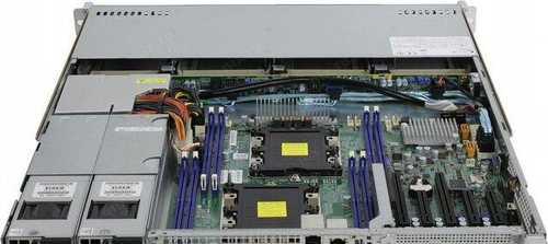 Серверная платформа 1U SATA SYS-6019P-MTR supermic