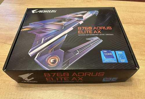 Материнская плата gigabyte B760 aorus elite AX (LG