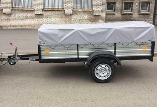 Прицеп 2,4*1,25 с тентом. Борт 39см (М-253)