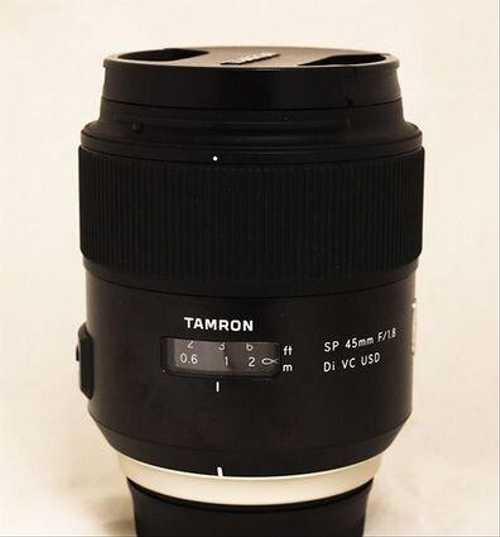 Объектив Tamron (Nikon) SP 45mm f/1.8 Di VC USD F0