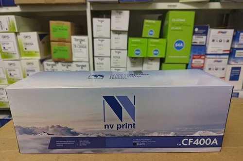 Картридж NV Print CF400A для HP LJ Pro M252/M277 ч
