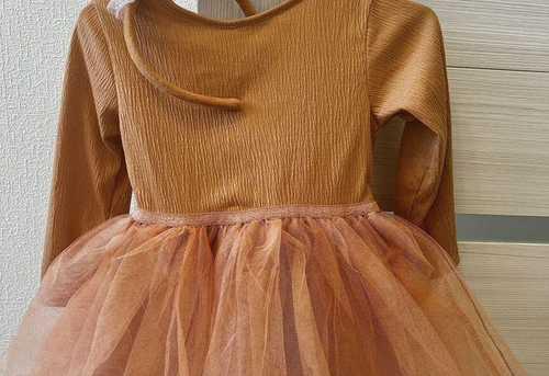 Праздничное платье для девочки h&m 98 104