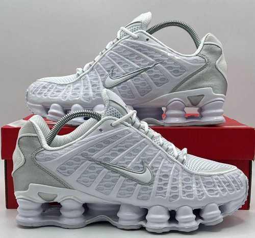 Nike Shox TL White Metallic Silver