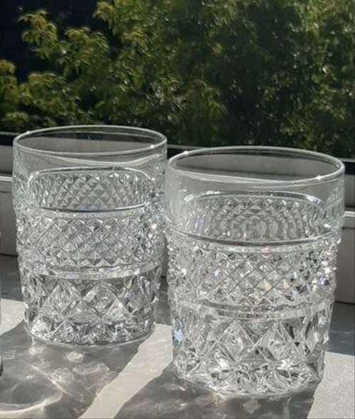 Хрустальный стакан для виски. bohemia