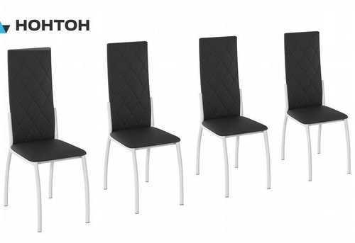 Комплект стульев Релакс черный / белый