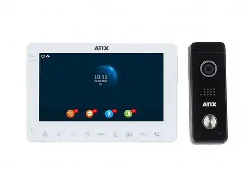 Комплект домофона atix AT-I-K711F/T White