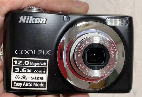 Цифровой фотоаппарат nikon coolpix L22