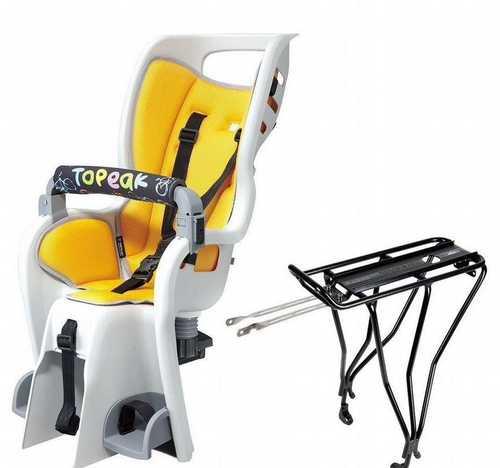 Детское вело кресло Topeak Babyseat II & Rack Disc