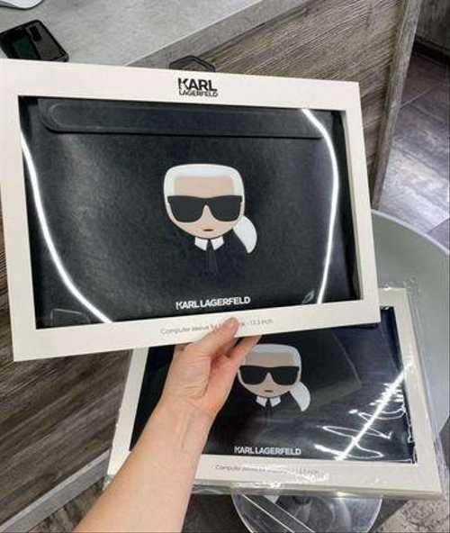 Чехол - конверт Karl Lagerfeld Macbook 13-14"