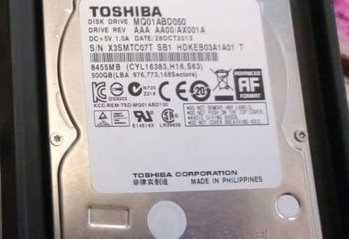 Жесткий диск HDD 2.5 Toshiba 500 гб MQ01ABD050