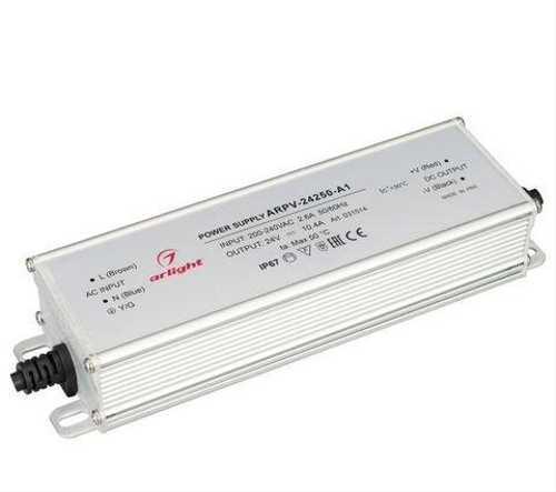 Блок питания arpv-24250-A1 (24V, 10.4A, 250W) IP67