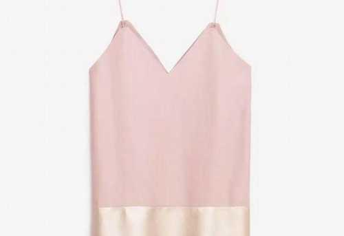 Платье сарафан юбка zara экокожа s
