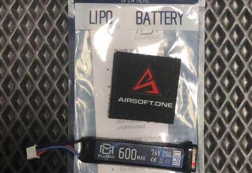 Аккум 7.4V Lipo 600 mAh AEP (для электропистолетов