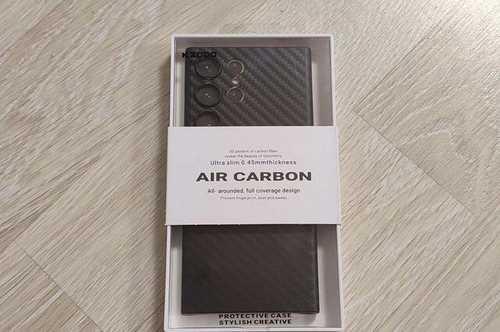 Чехол на Samsung S23 ultra Air Carbon / Аир карбон