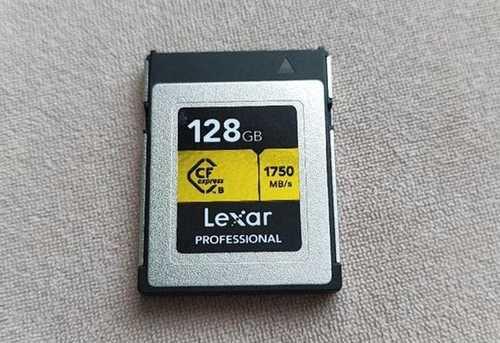 Карта памяти Lexar CFexpress typeB 128Gb Gold