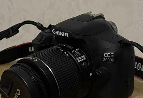 Фотоаппарат canon eos 2000d