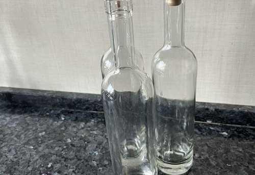 Стеклянная бутылка 0.25 л 3 шт