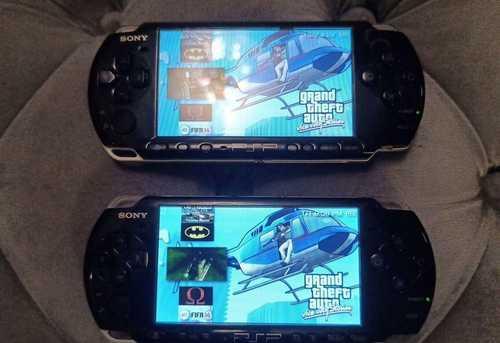 Две Sony PSP Slim 8Gb игры
