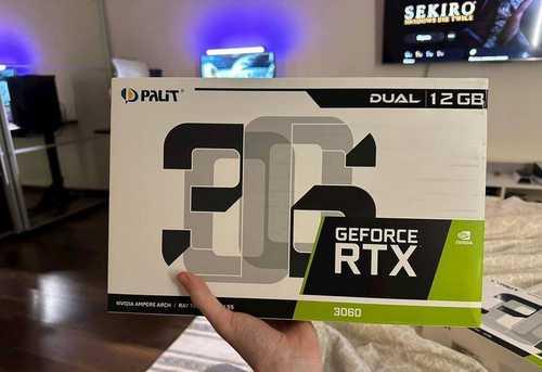 Видеокарта Palit GeForce RTX 3060 dual Новая