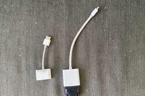 Переходники Apple hdmi DVI miniDP