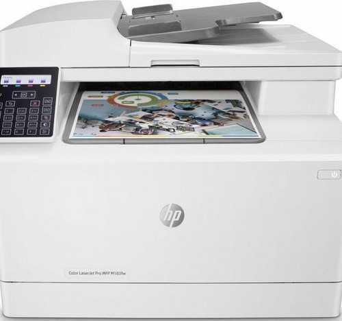 Мфу лазерный HP Color LaserJet Pro M183fw (7KW56A) A4 Net WiFi белый