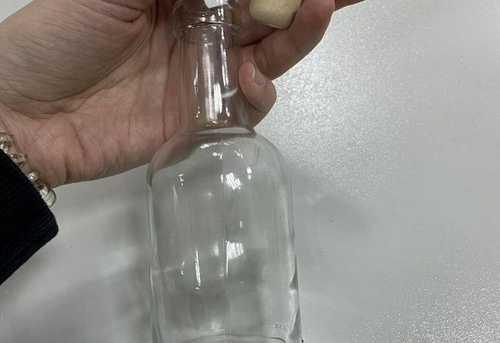 Бутылка стеклянная с пробкой 0,2