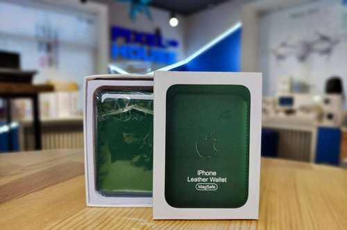 Кардхолдер iPhone Leather MagSafe хвойный