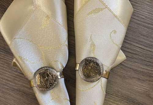 Салфетки сервировочные с кольцом 2 шт Versace