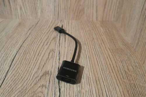 Переходник USB OTG micro USB Samsung (черный)