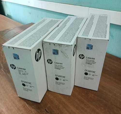 Оригинальный картридж hp CF287XC № 87X чёрный