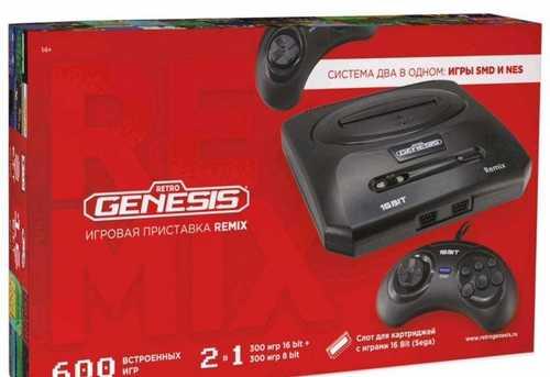 Игровая приставка retro genesis remix + 600 игр